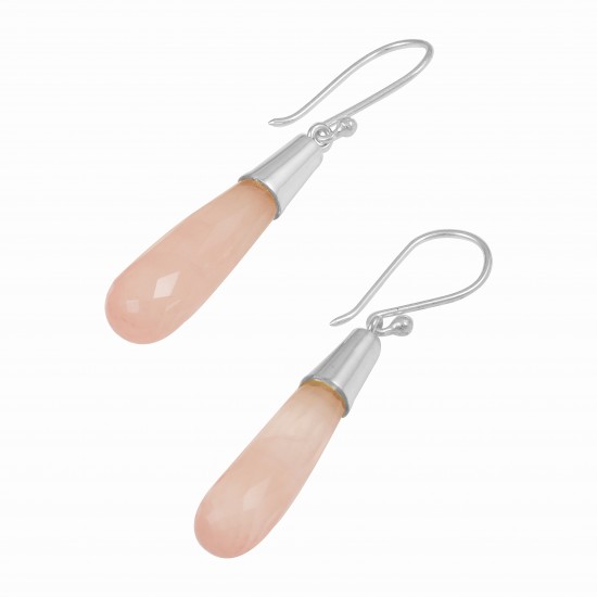 Rose Quartz Earrings